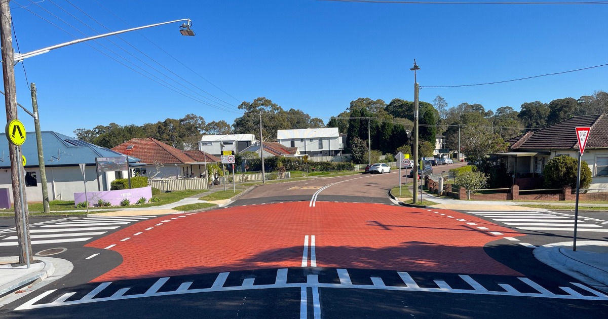 Road safety works completed at Alison Rd, Wyong | Central Coast Council